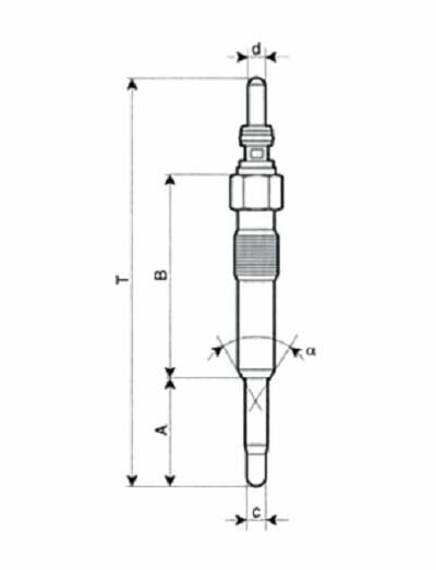 Свеча накаливания M.MARELLI 062900029304 FIAT/LANCIA/OPEL/SUZUKI 1.3D/1.3CDTI
