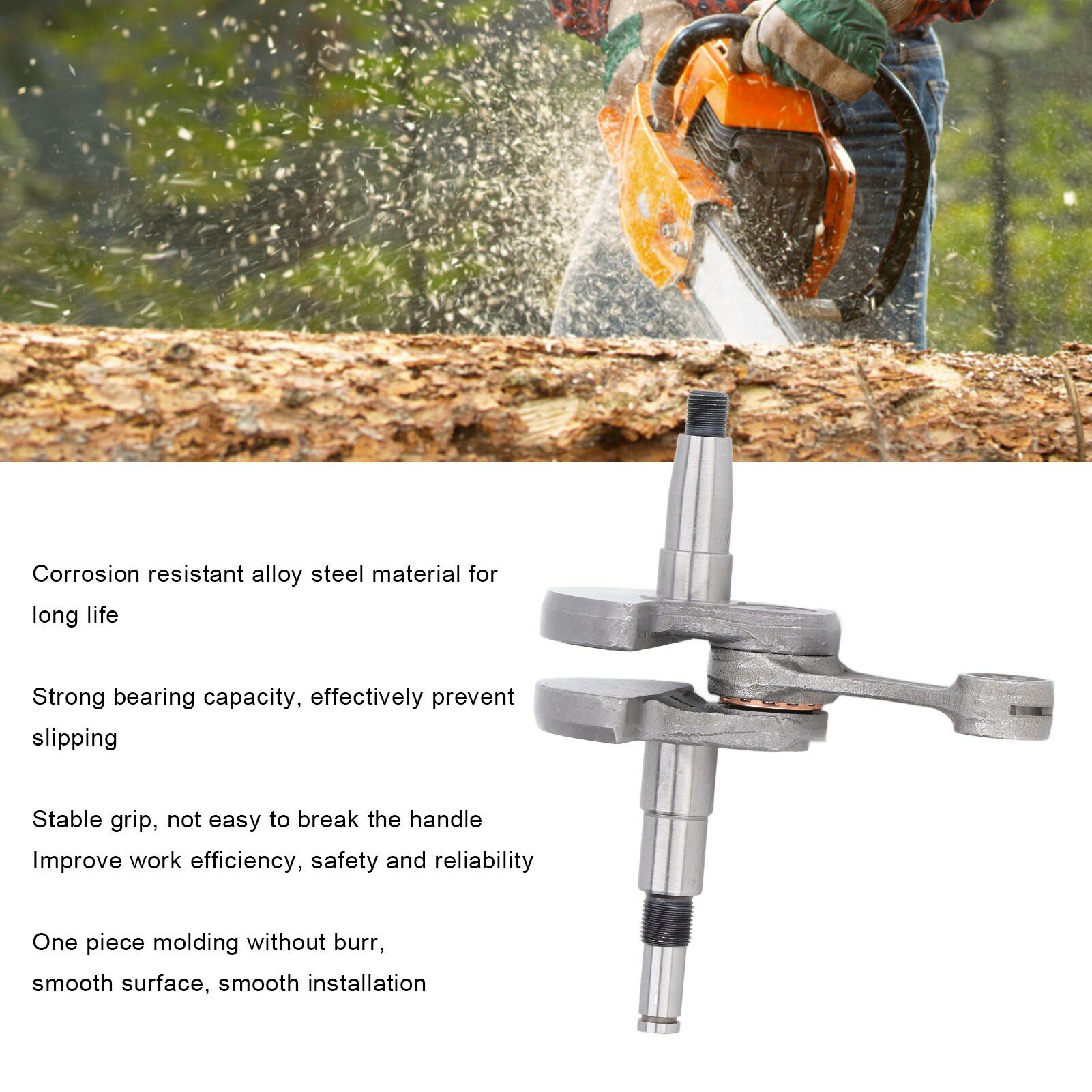 Коленчатый вал 1122 030 0408 запасные части для бензопилы STIHL MS660 066 MS650 065 original Stihl