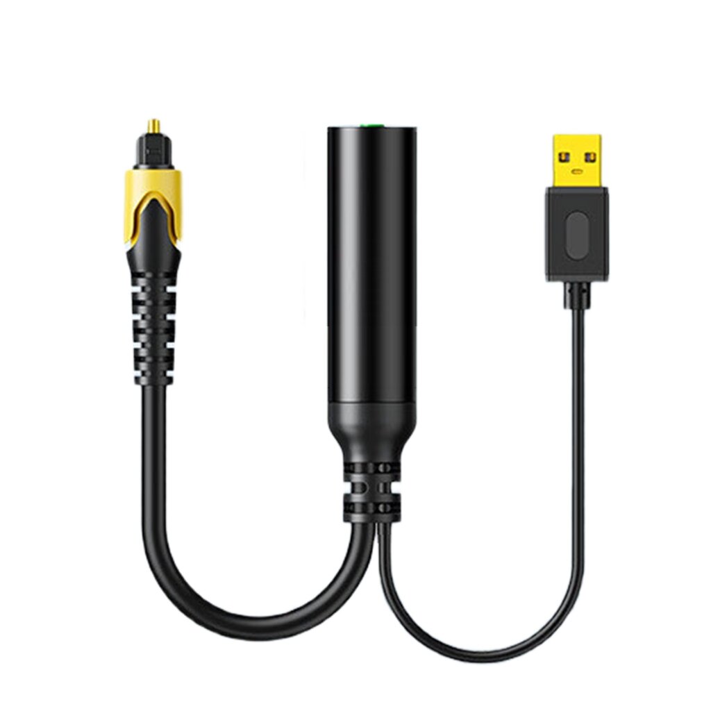 3,5 мм к Оптическому Слуховому Кабелю для Четкой Передачи звука HiFi USB Power