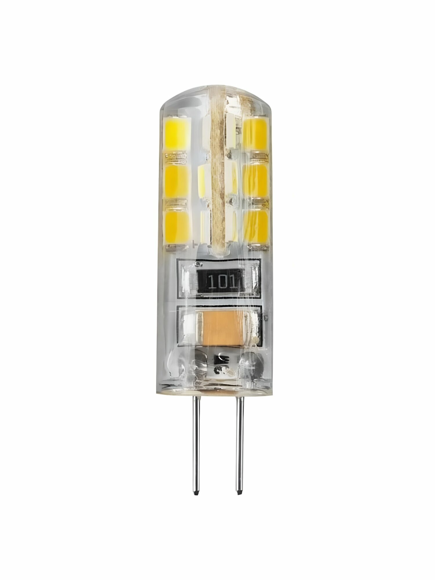 Лампа светодиодная G4, 3 Вт, 220 В, капсула, 2800 К, Ecola, Corn Micro, 40х15мм, LED