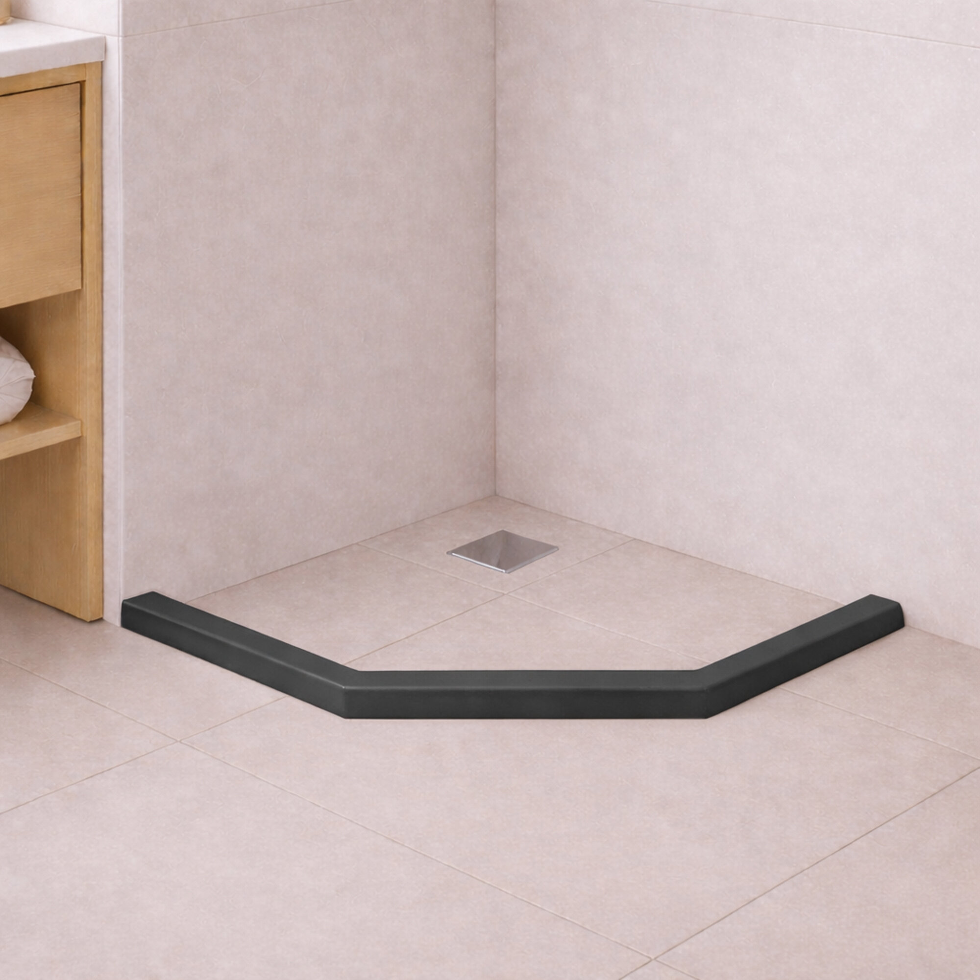 Цокольная опора 90х90 RGW SBA-60 Gr для душевого уголка PA-86 трапеция 38236099-10