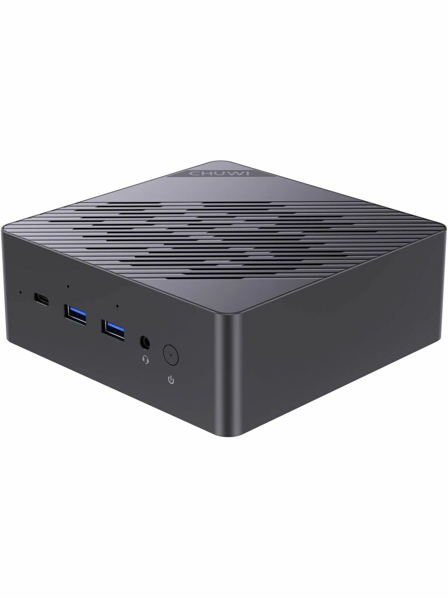 ПК Мини Chuwi AuBox Ryzen AI 9 365/32Gb/SSD1Tb Radeon 880M/W11Pro/серебристый/черный