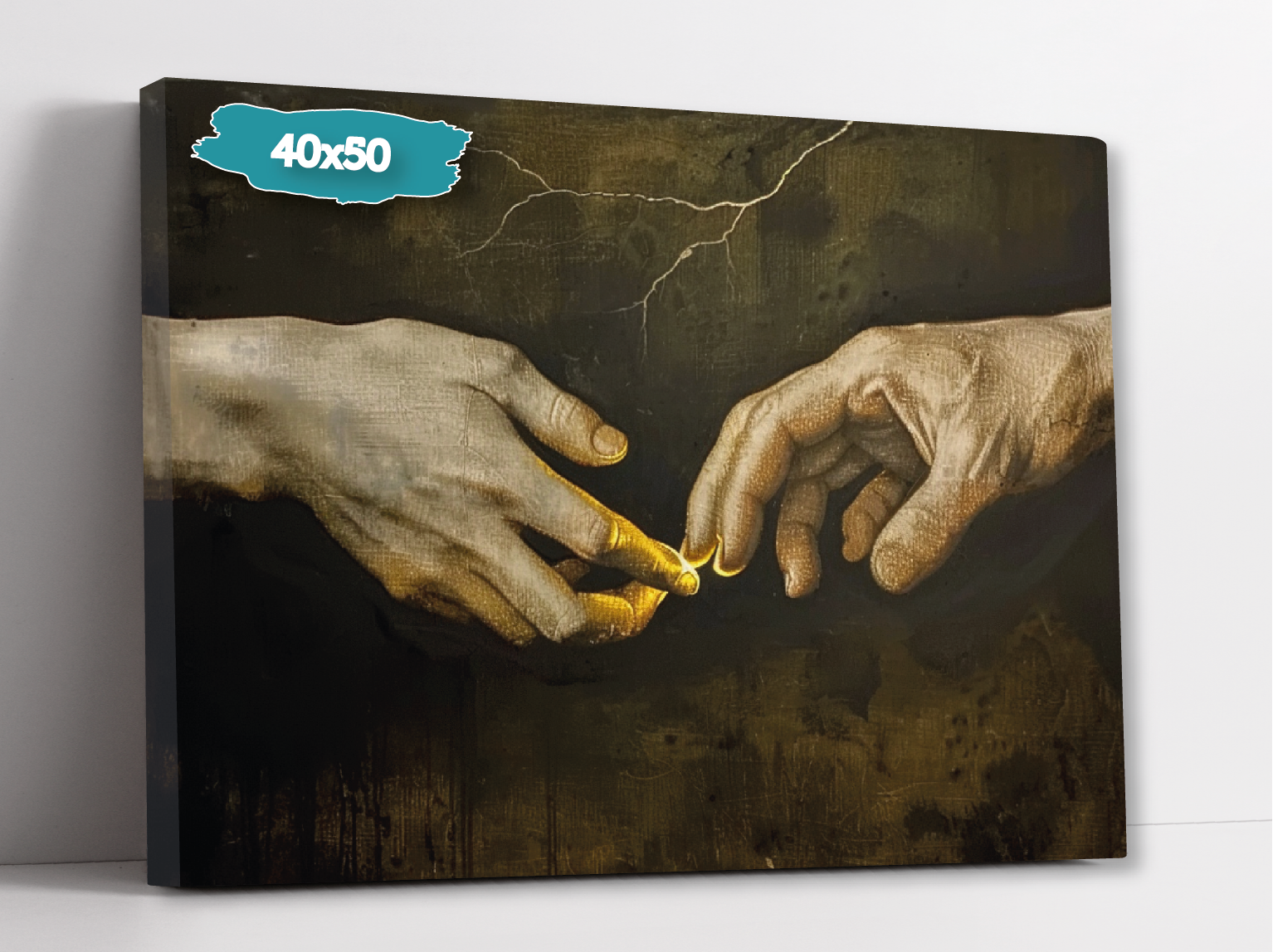 Интерьерная картина 40х50 Сотворение Адама