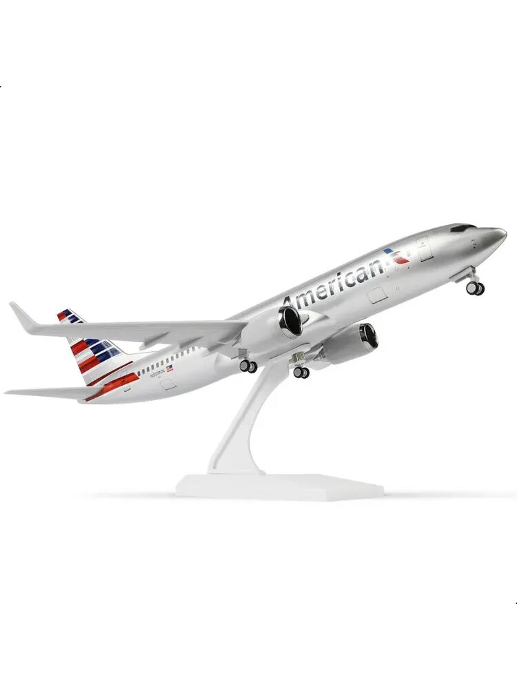 Самолет Боинг 737 30см 1:240 Смола Подарок мужчине