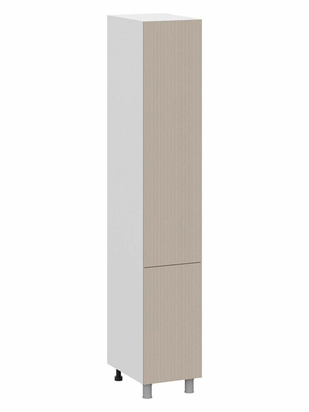 Кухонный модуль напольный, пенал Стайер 40х56.2х233.2 см, Белый / Меланж