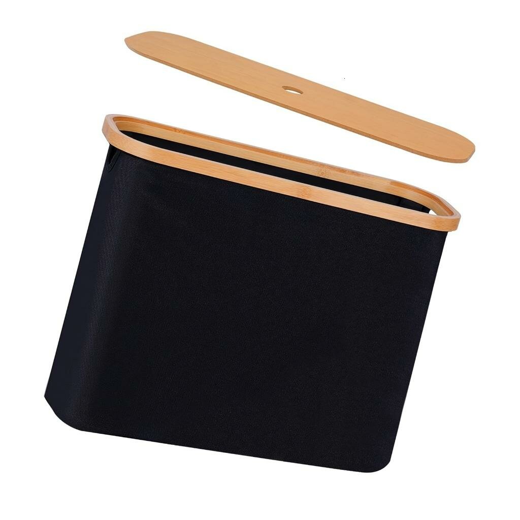 Организатор для бумажных полотенец из бамбука, Черный