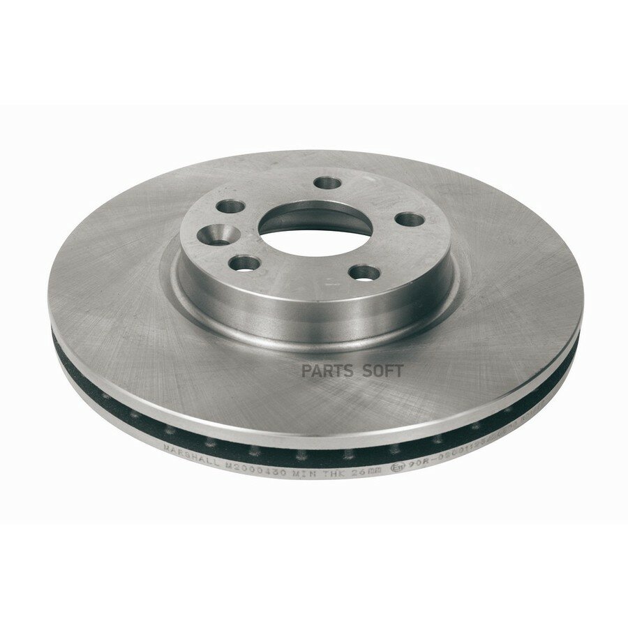 Тормозной диск передн. Ford Galaxy 06- / Mondeo IV 07-, Land Rover Freelander II 06-, Volvo S60 II 1 MARSHALL M2000430 | цена за 1 шт