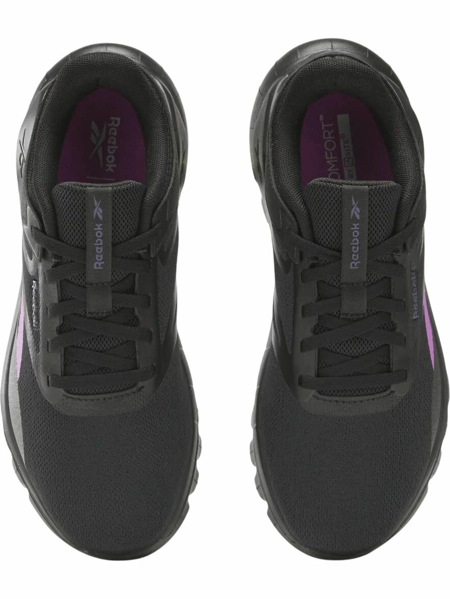 Кроссовки Reebok Flex Point Trainer W, полнота F, размер 6 US, черный/фиолетовый — фото 1