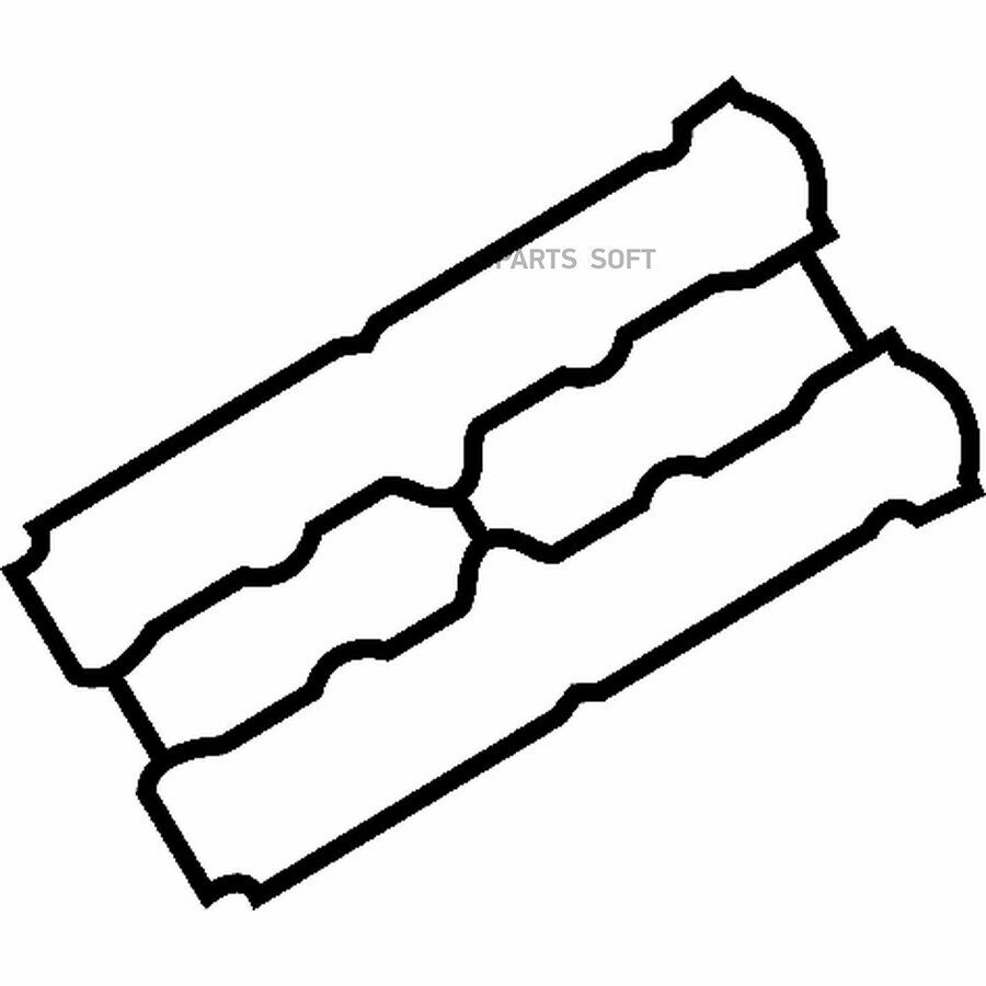 Прокладка клапанной крышки Chevrolet Lacetti 04-13 / Opel Astra 91-13 Z14XE; Z16XE CORTECO 440075P | цена за 1 шт
