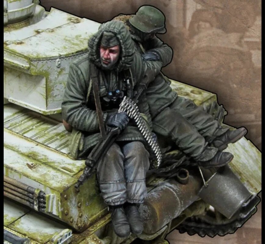 Масштаб 1/35, литой корпус из смолы, собранная модель, комплект, миниатюрная статуэтка для хобби, зимний солдат 2, разобранная и неокрашенная