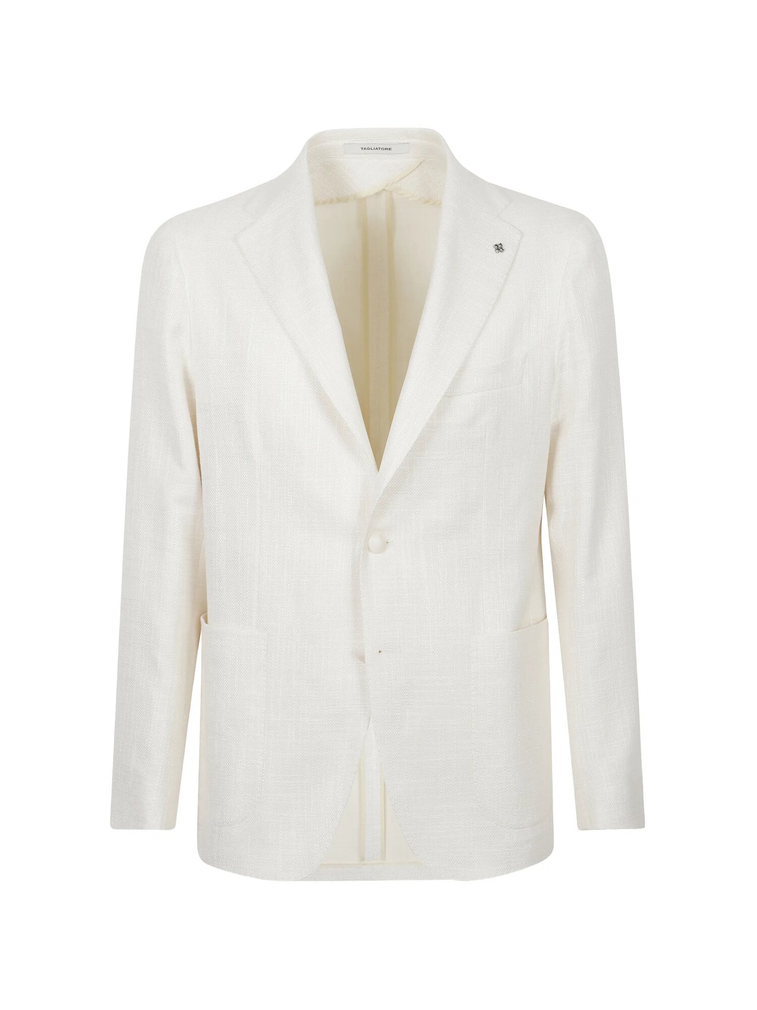 Пиджак Logo-pin textured blazer