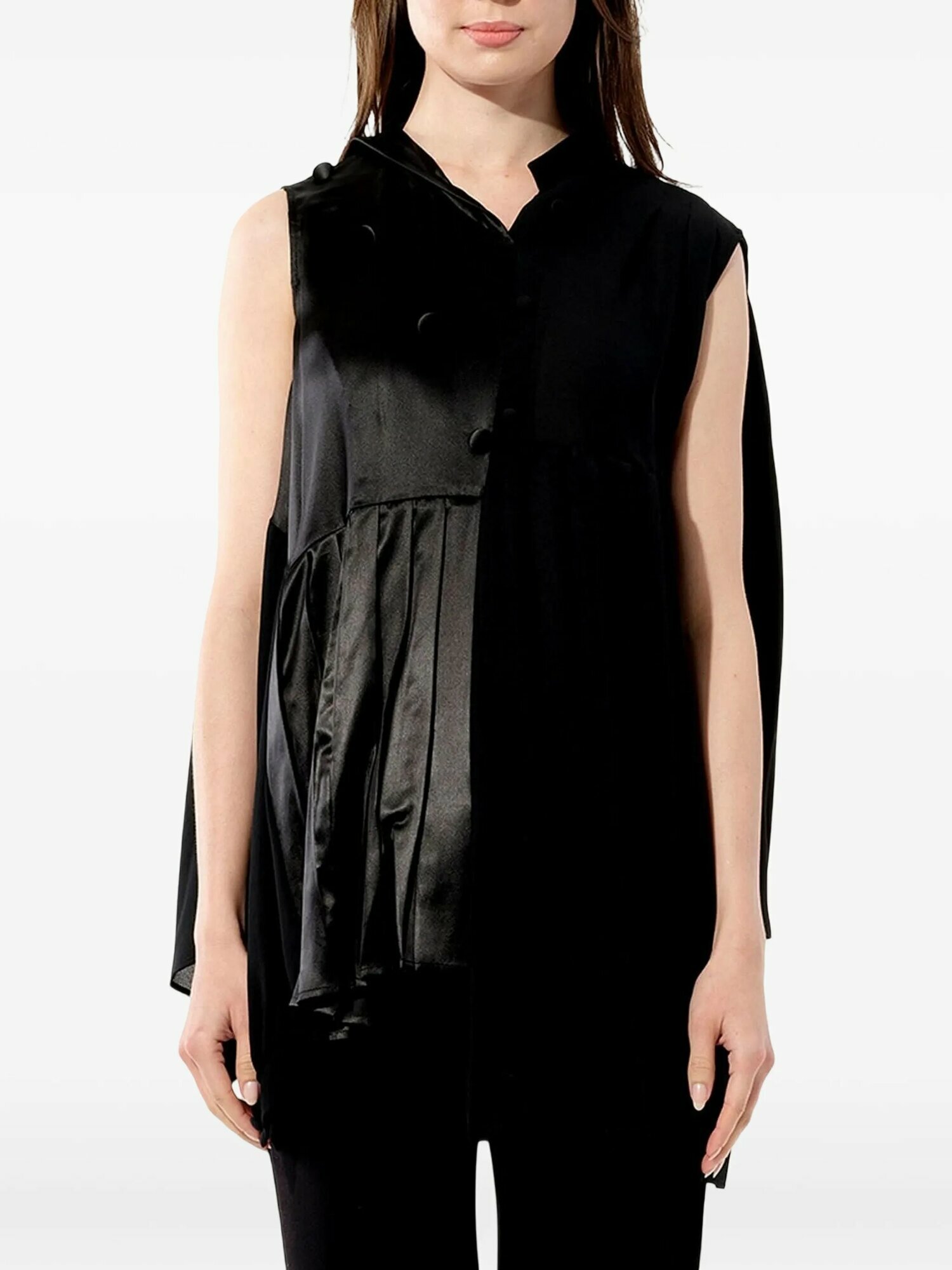 Блуза Pleated sleeveless blouse