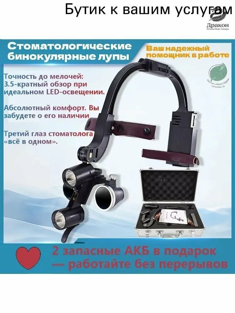 Лупа 3.5-кратная, диаметр: 30 мм