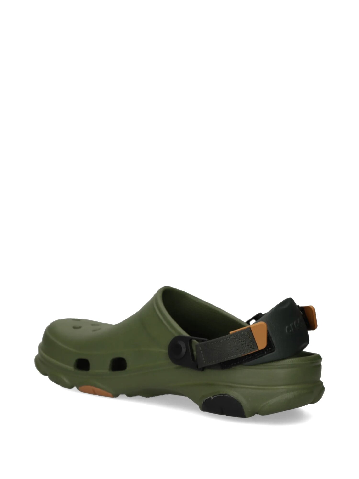Мюли Crocs Perforated touch-strap mules, размер 9 UK, green — фото 1