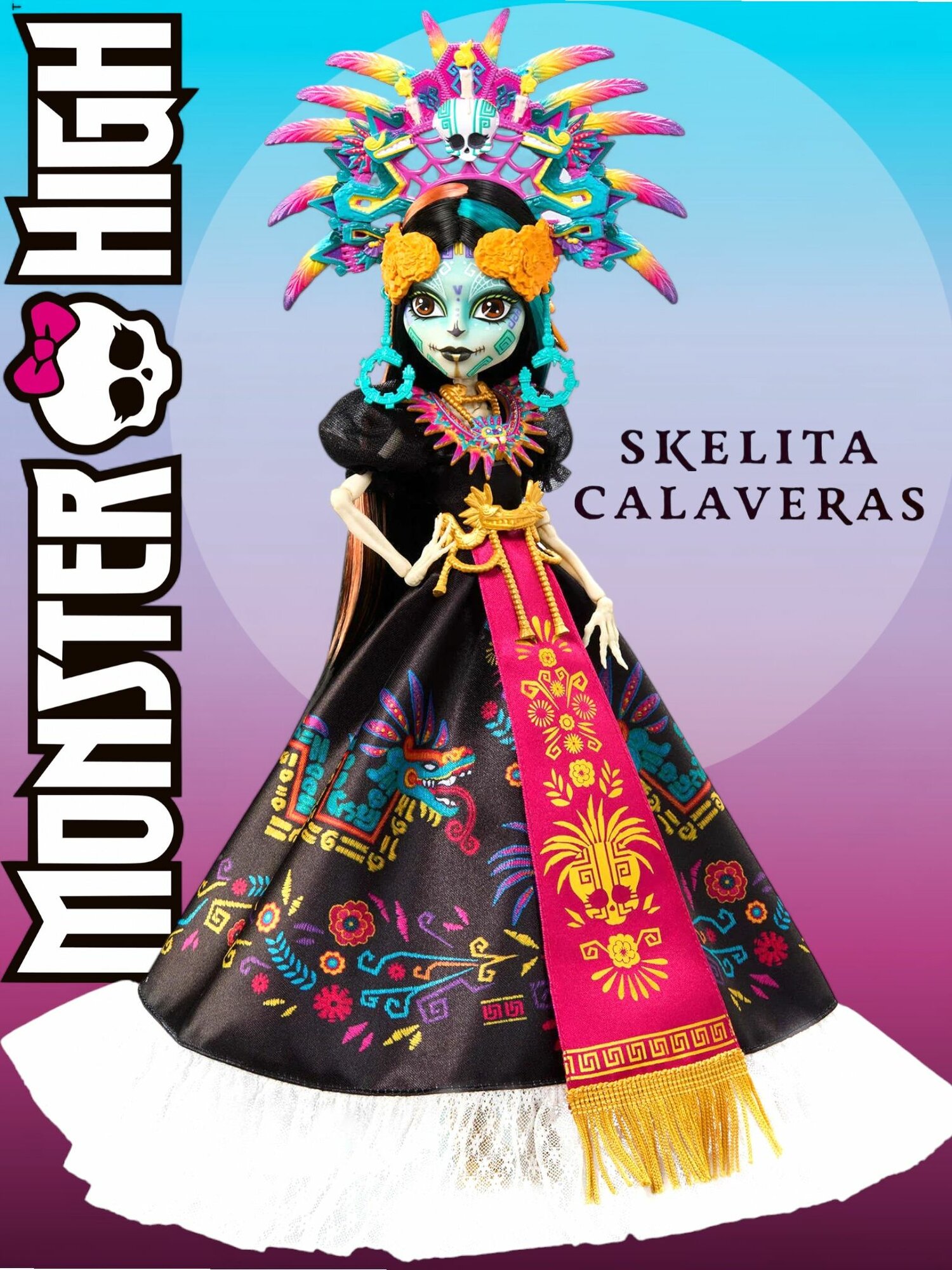 Кукла Monster High Skelita Calaveras Da de Muertos Монстр Хай Скелита JDR63