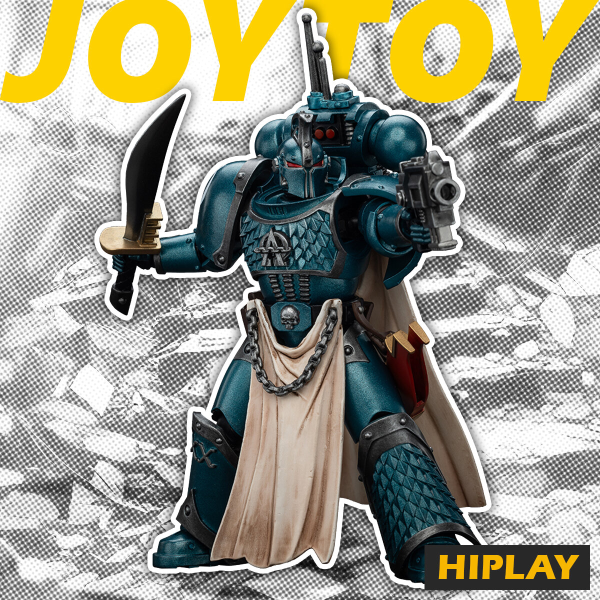 HIPLAY JOYTOY Warhammer The Horus Heresy Альфа Легион Lernaean Terminator with Conversion Beam Cannon JT01284 1/18