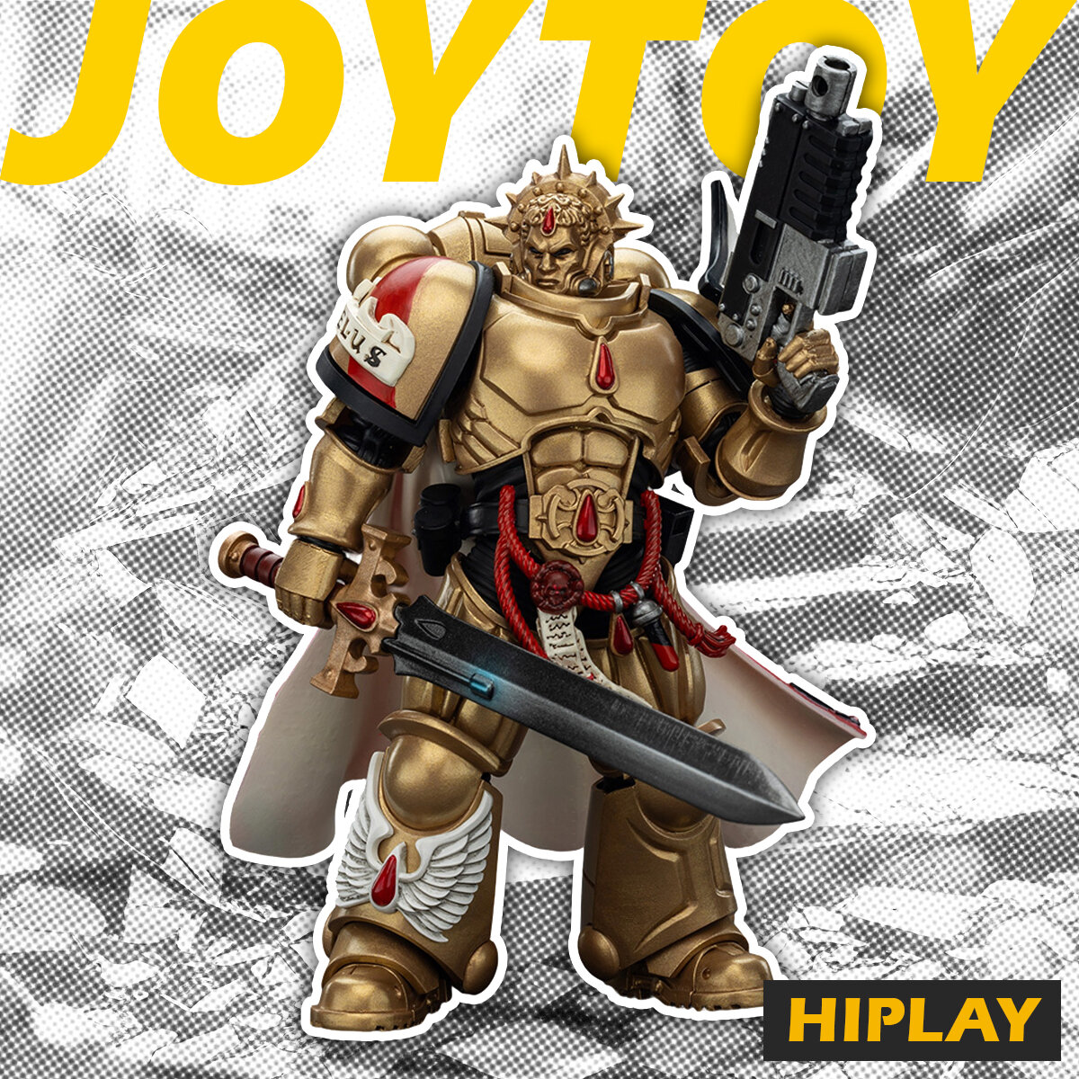 HIPLAY JOYTOY Warhammer The Horus Heresy Кровавые Ангелы MKVI Тактический легионер JT02984 1/18 Фигурка