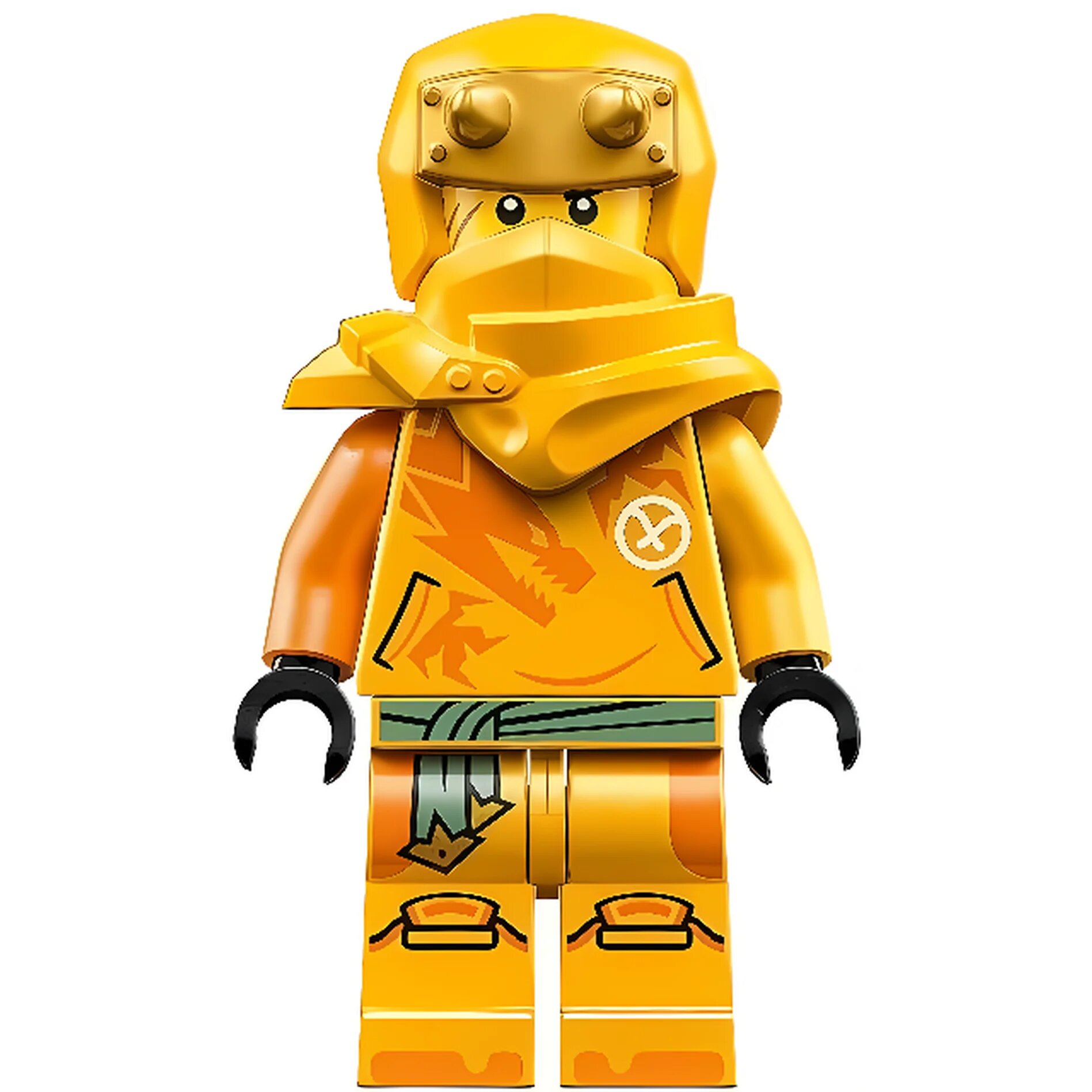 Минифигурка Lego NINJAGO Arin - Shirt with Orange Dragon, Hood with Horns njo0822 U
