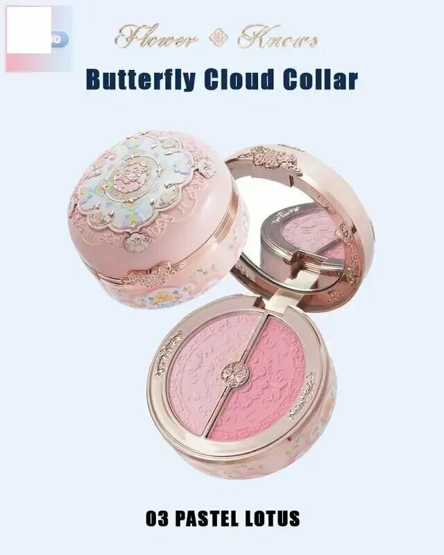 Flower Knows Butterfly Cloud Collar Румяна, 6 г - 03 Pastel Lotus