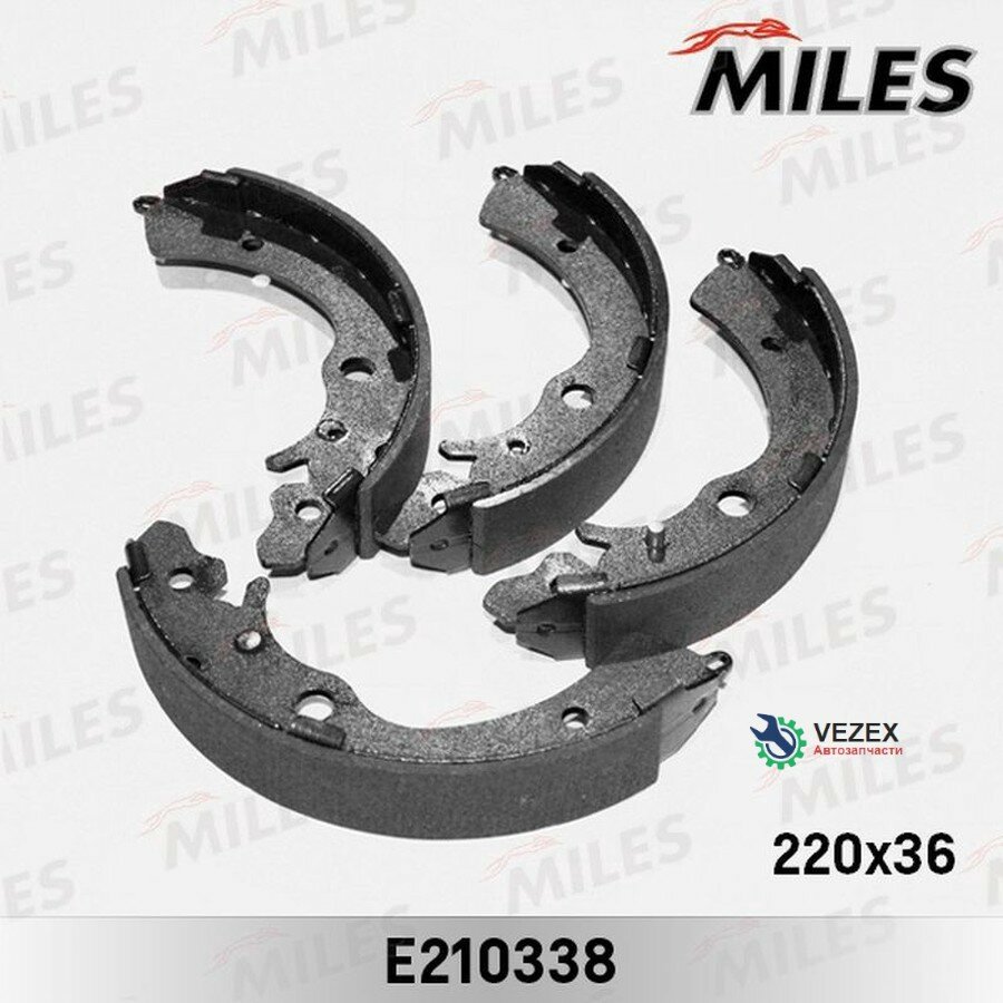 MILES E210338 Колодки тормозные барабанные, комплект