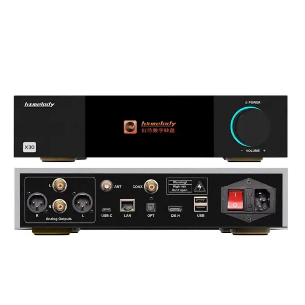 Аудиоплеер HXMelody X30, с сенсорным дисплеем, Bluetooth, Hi-Fi, поддержка lossless-аудио