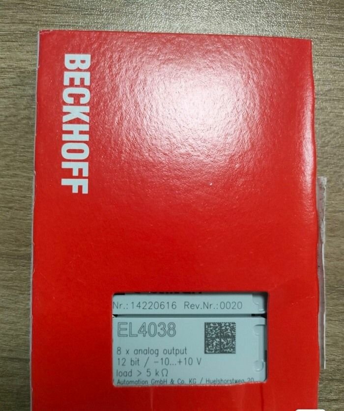 Модуль BECKHOFF EL4038 PLC MODULE EL4038 — фото 1