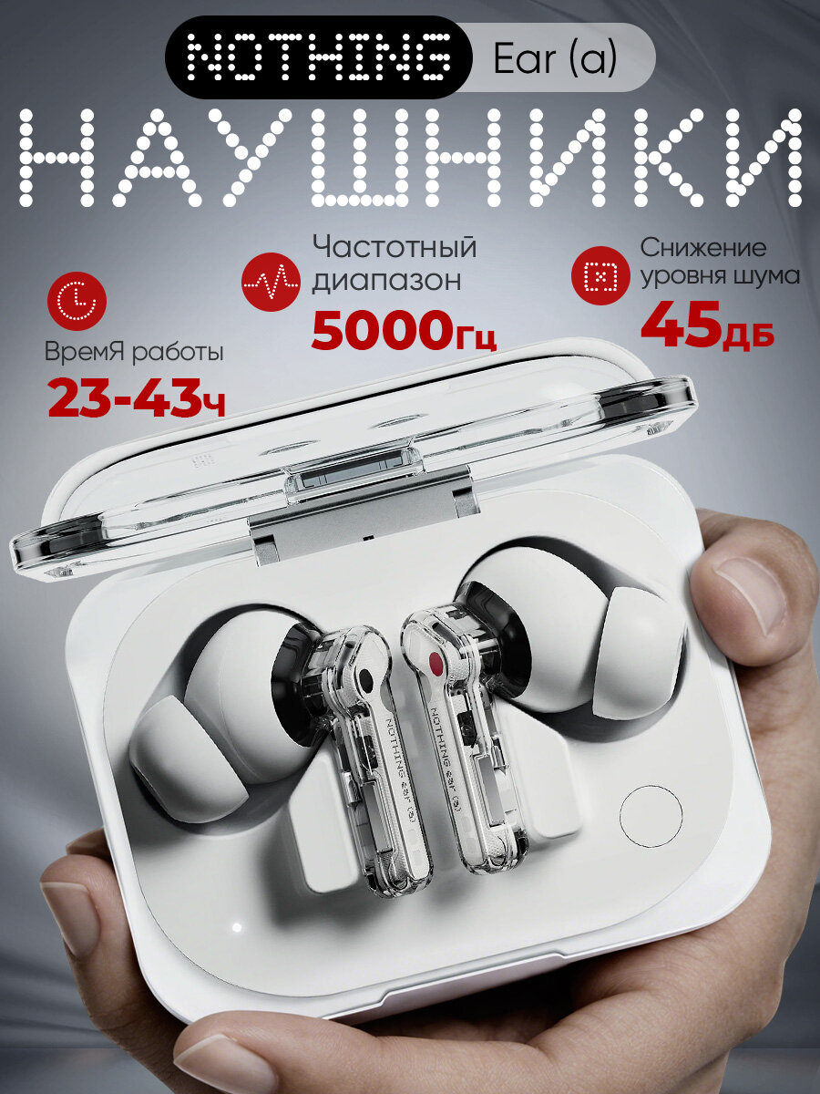 Nothing Беспроводные наушники Nothing Ear (a) B162 True Wireless, белый