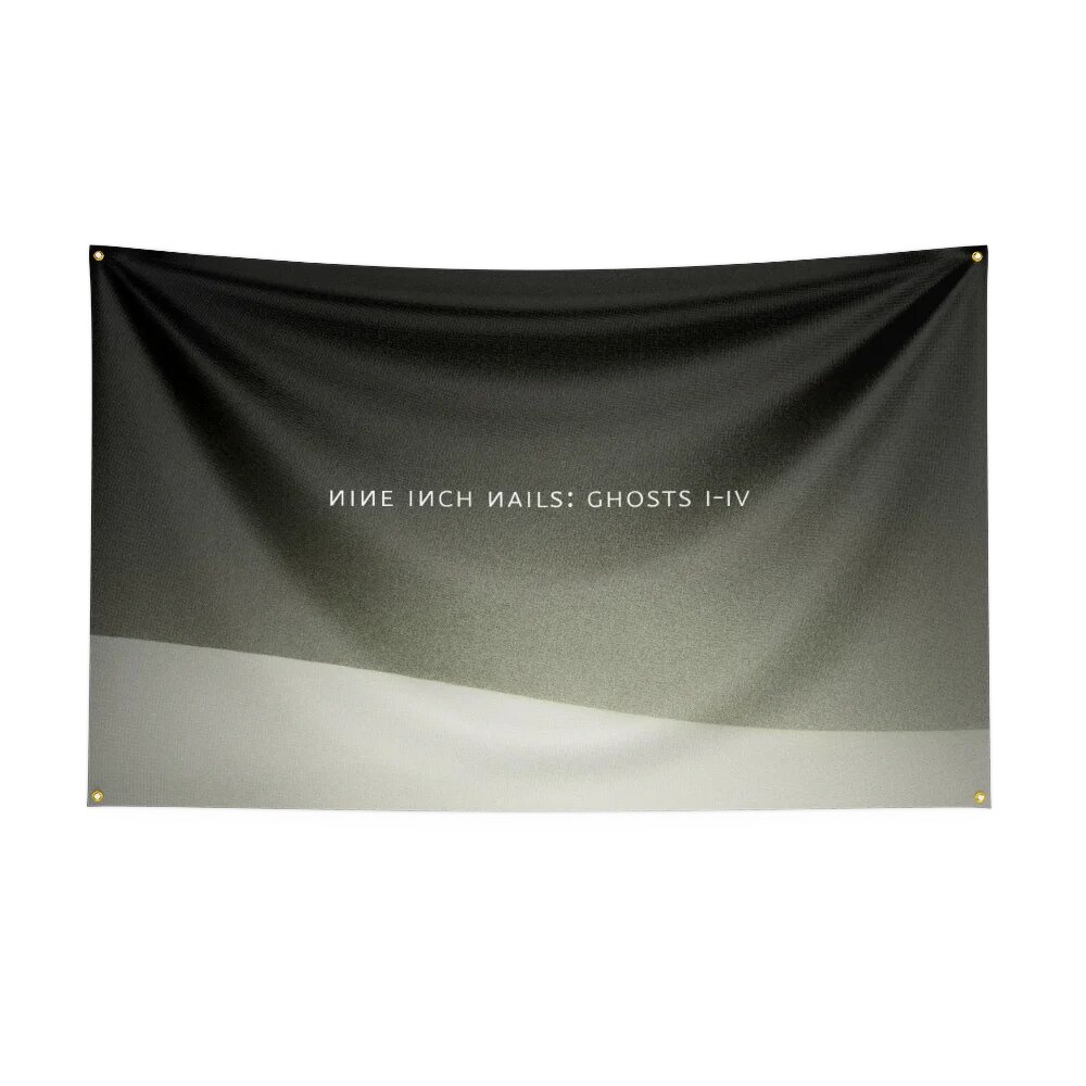 Флаг Nine Inch Nails Ghosts I-IV, 3x5 футов, темно-зеленый, ZH7424