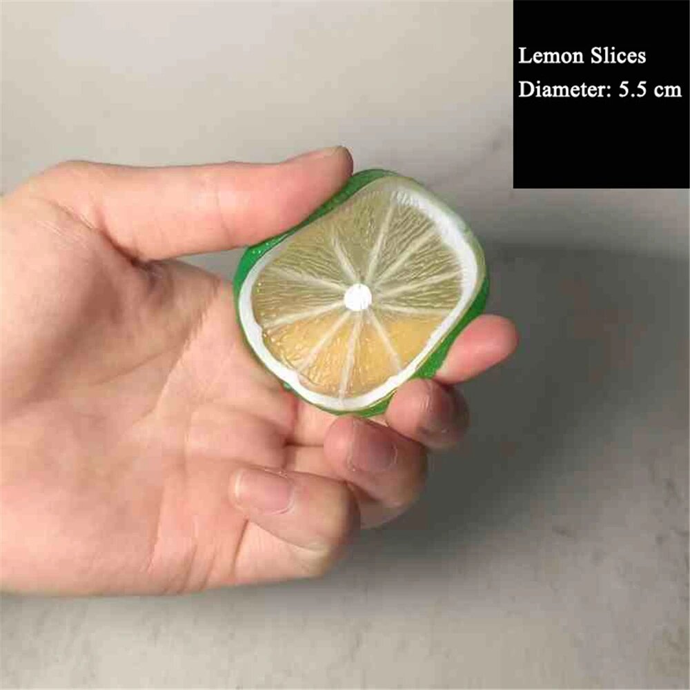 Искусственные ломтики лимона, Design 10, 5.5 см