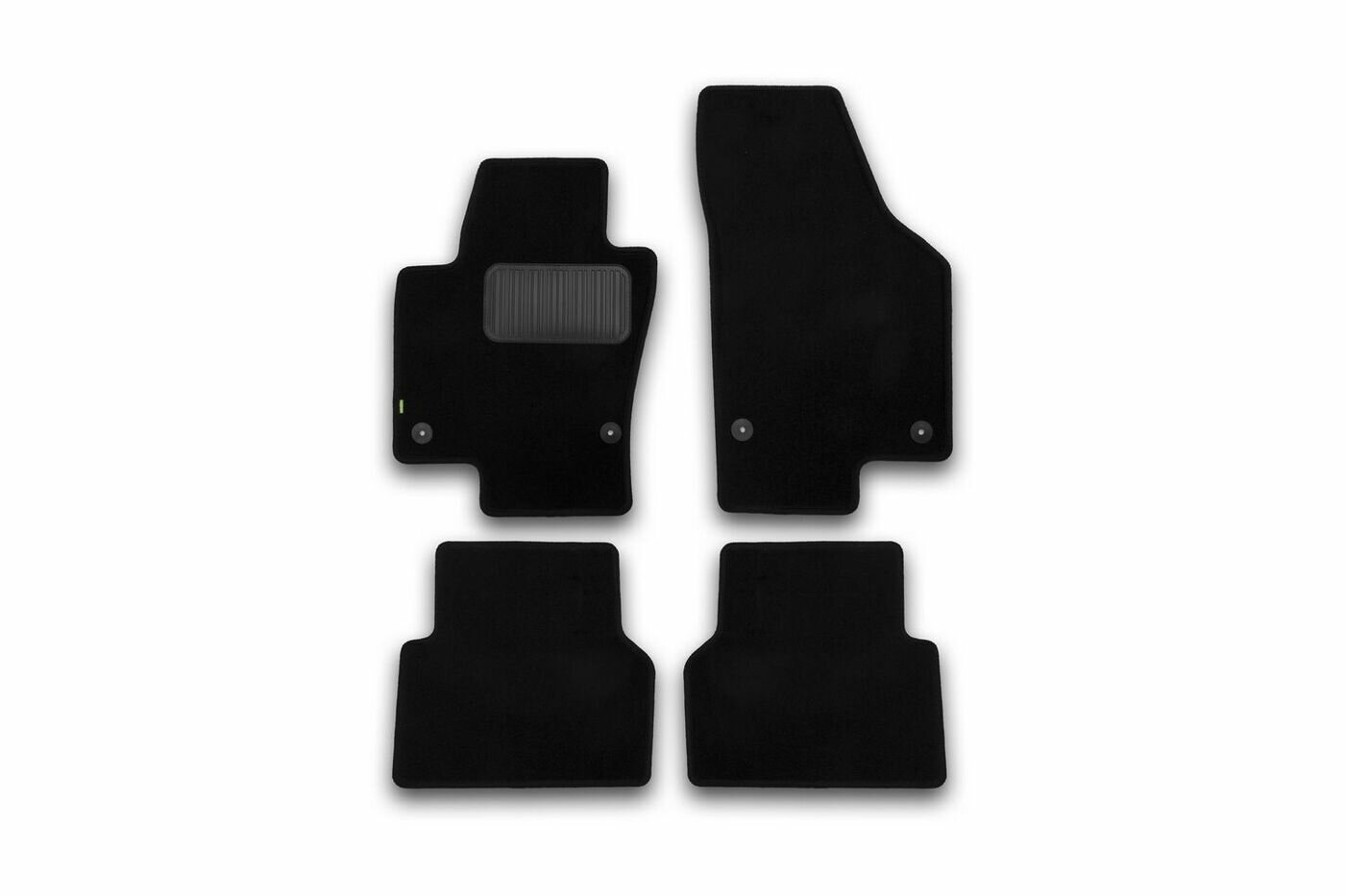 Коврики в салон Klever Standard VOLKSWAGEN Tiguan, 2007-2016, 4 шт. (текстиль)