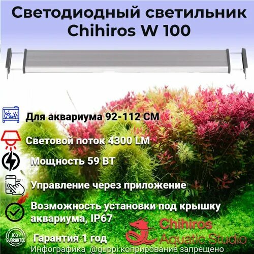 Светодиодный светильник для аквариума Chihiros W100