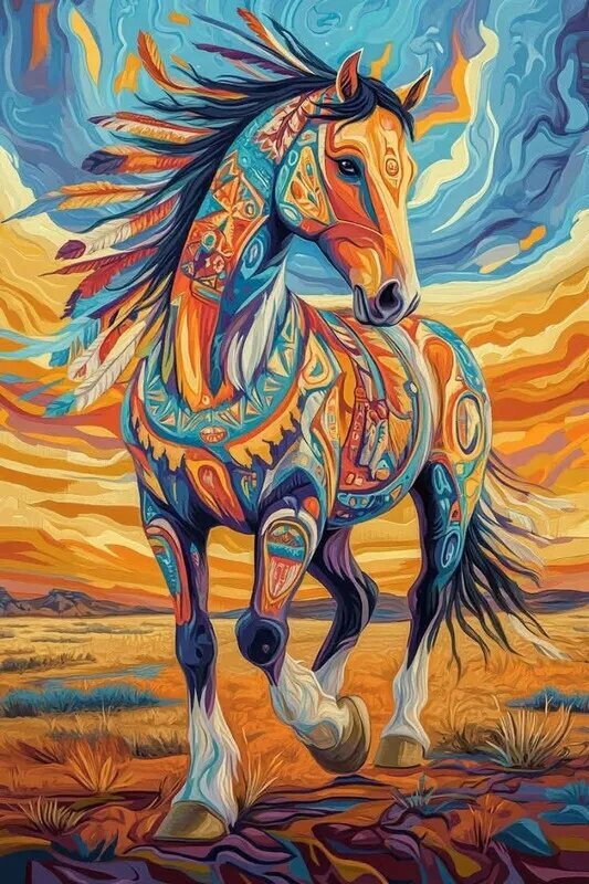 Деревянные пазлы 1000 элементов, подарочная упаковка,50x75cm, Животное лошадь, подарочный набор для взрослых, продвинутый уровень сборки 5-10.