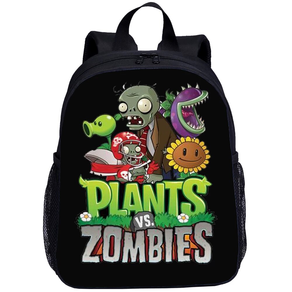 Рюкзак Plants vs Zombies 13 дюймов для детского сада школьный рюкзак для мальчиков #06