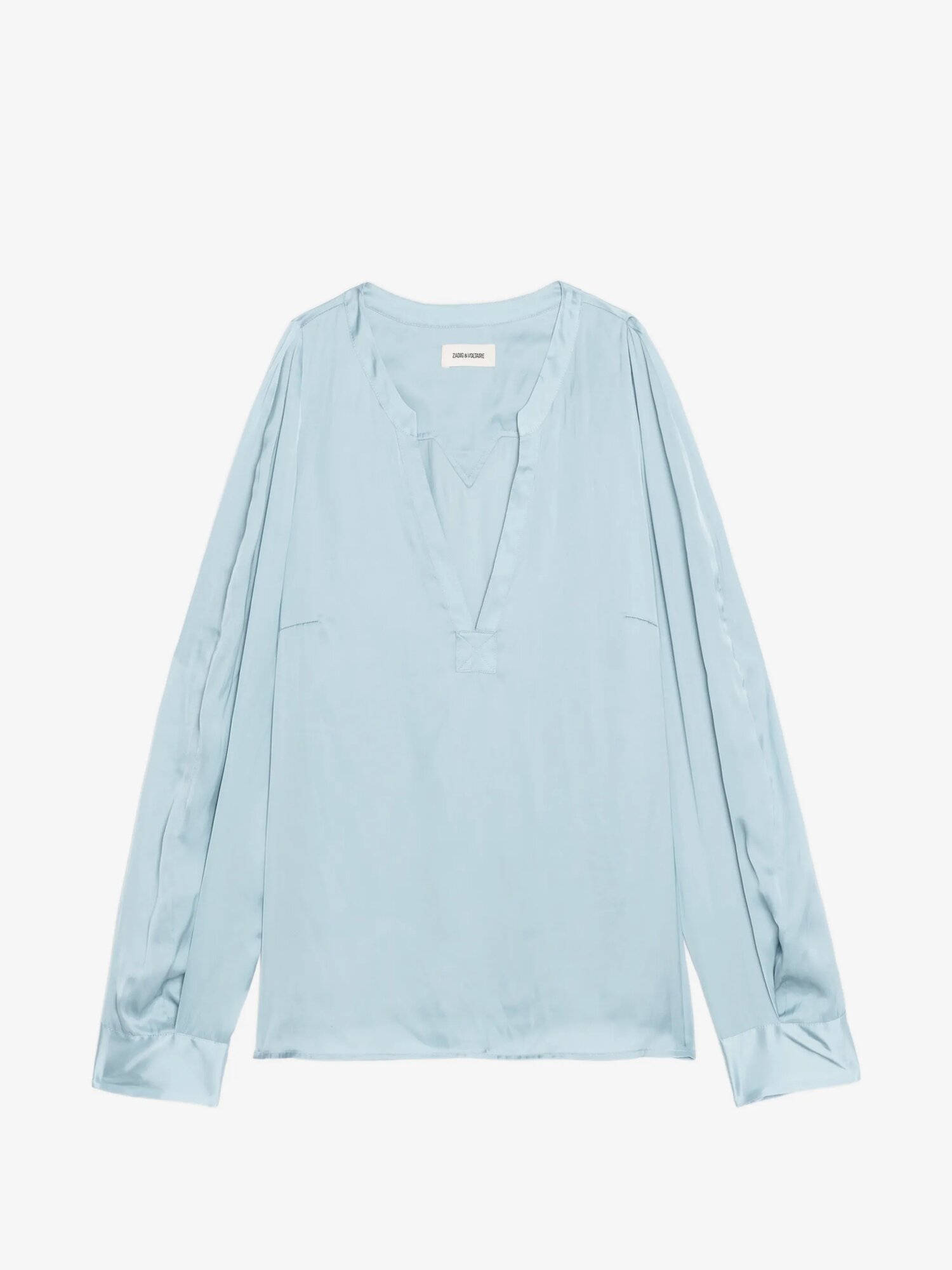 Блуза ZADIG & VOLTAIRE Torny, размер 40, blue