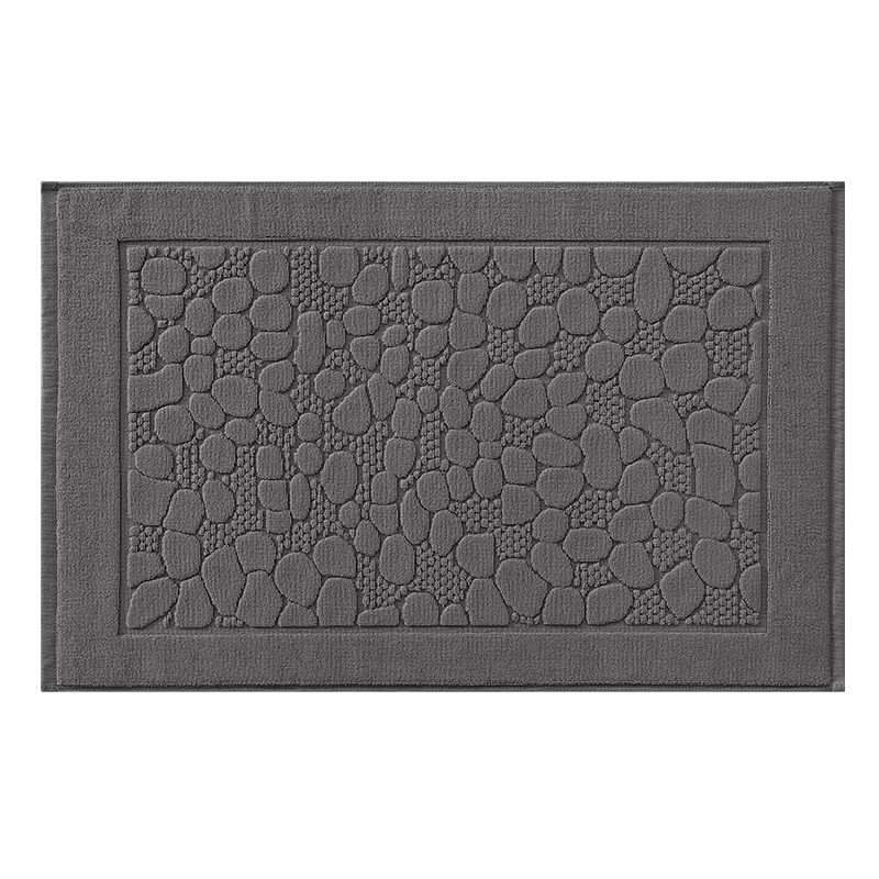 Boneng Pure Cotton Гостиничный ванна коврик 50x80 см впитывающий ванная комната входной половой коврик Размер：50x80