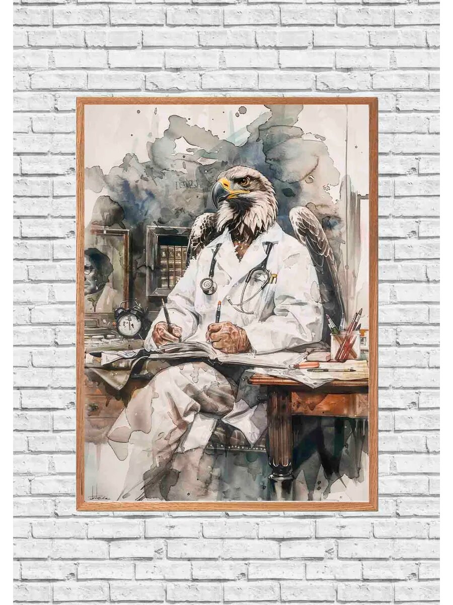 Орлиный животный доктор 2, Плакат 30x42см
