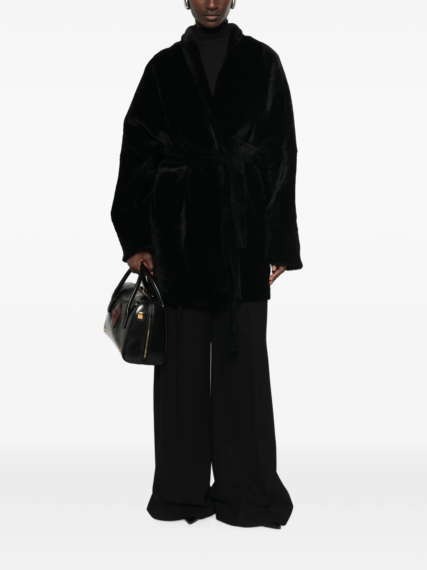 Пальто Nour Hammour Raquel belted coat, размер 44 — фото 1