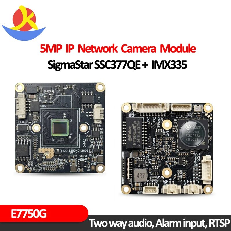 Модуль IP-камеры Stavis Imx335 SigmaStar Ssc377Qe 5 Мп с объективом 1.0 мм, UART+USB, RTSP, потоковая передача видео, веб-камера, Ethernet-видеокодер, OpenIPC