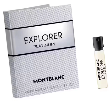 Сэмпл Montblanc Explorer Platinum 2 мл - Монблан Эксплорер Платинум мужской аромат