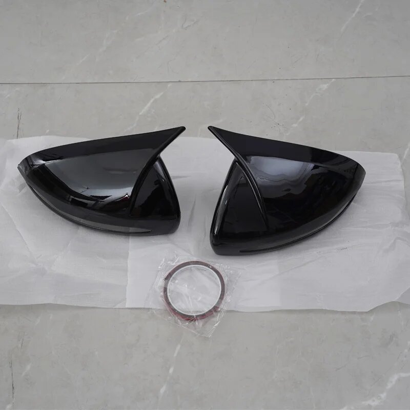 Накладка На Боковое Зеркало Mercedes C E Class W205 W213 W238, Левая, Глянцевая Черная, Gloss Black