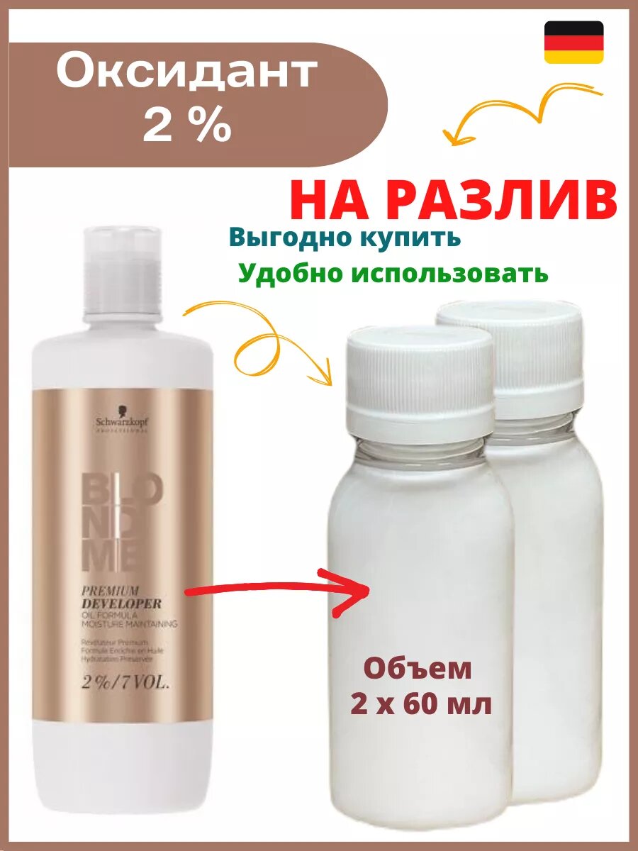 Оксид для волос оксидант 2% окислитель активатор краски