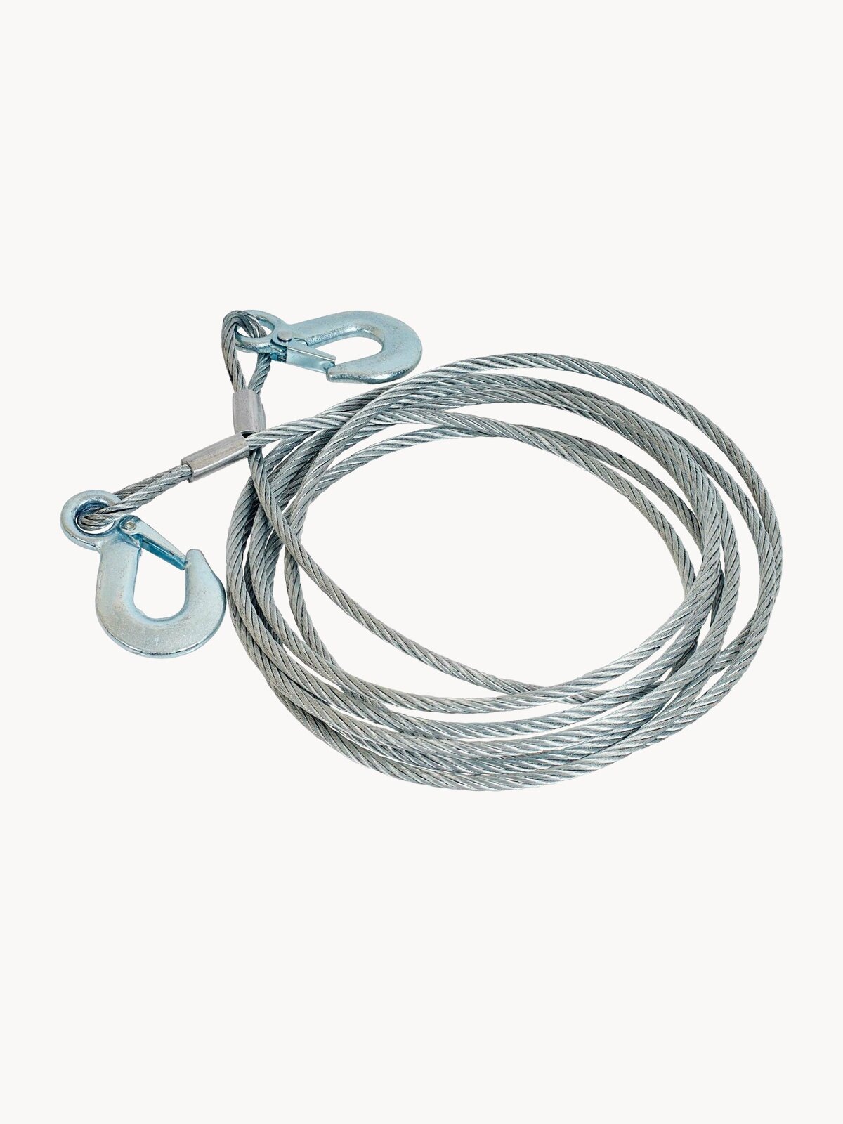 Трос буксировочный стальной 2 крюка 2,5т 7мм/5м АвтоDело 44025