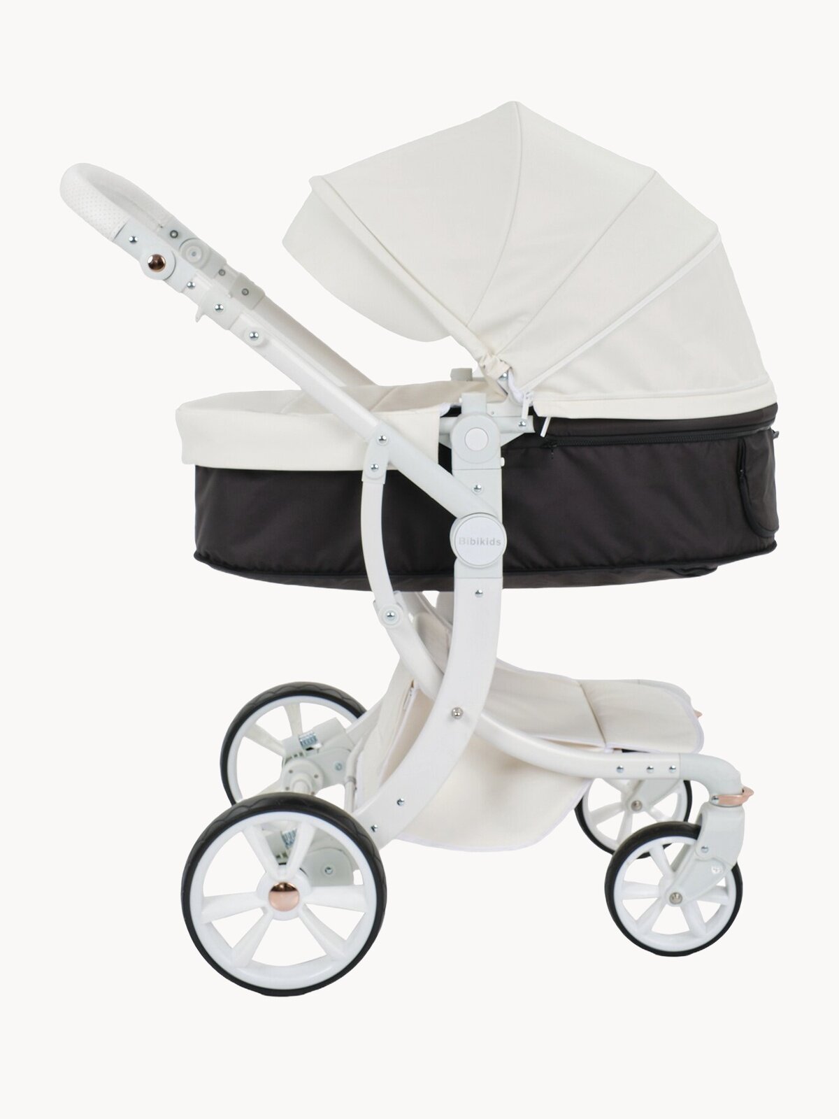 Детская коляска трансформер 3 в 1 Bibikids Voondo NEW 2026 для новорожденных с автолюлькой 0+ Полный комплект