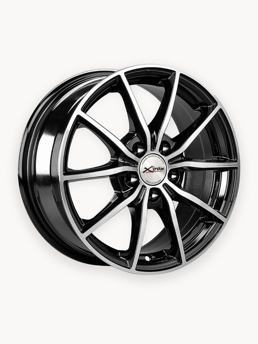 R15 5x100 6,5J ET38 D57,1 X'trike X-111M BK/FP
