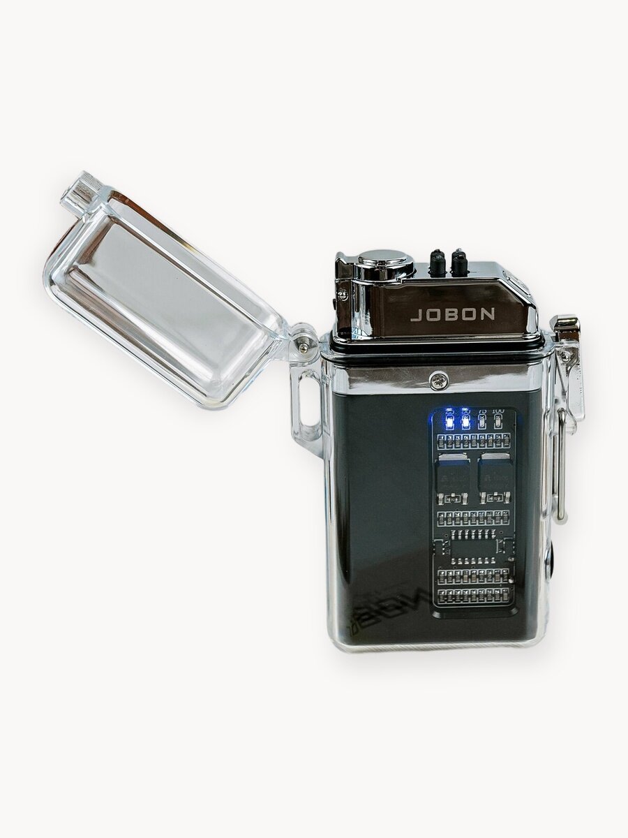 Зажигалка JABON электронная USB, водонепроницаемая, подарочная упаковка.