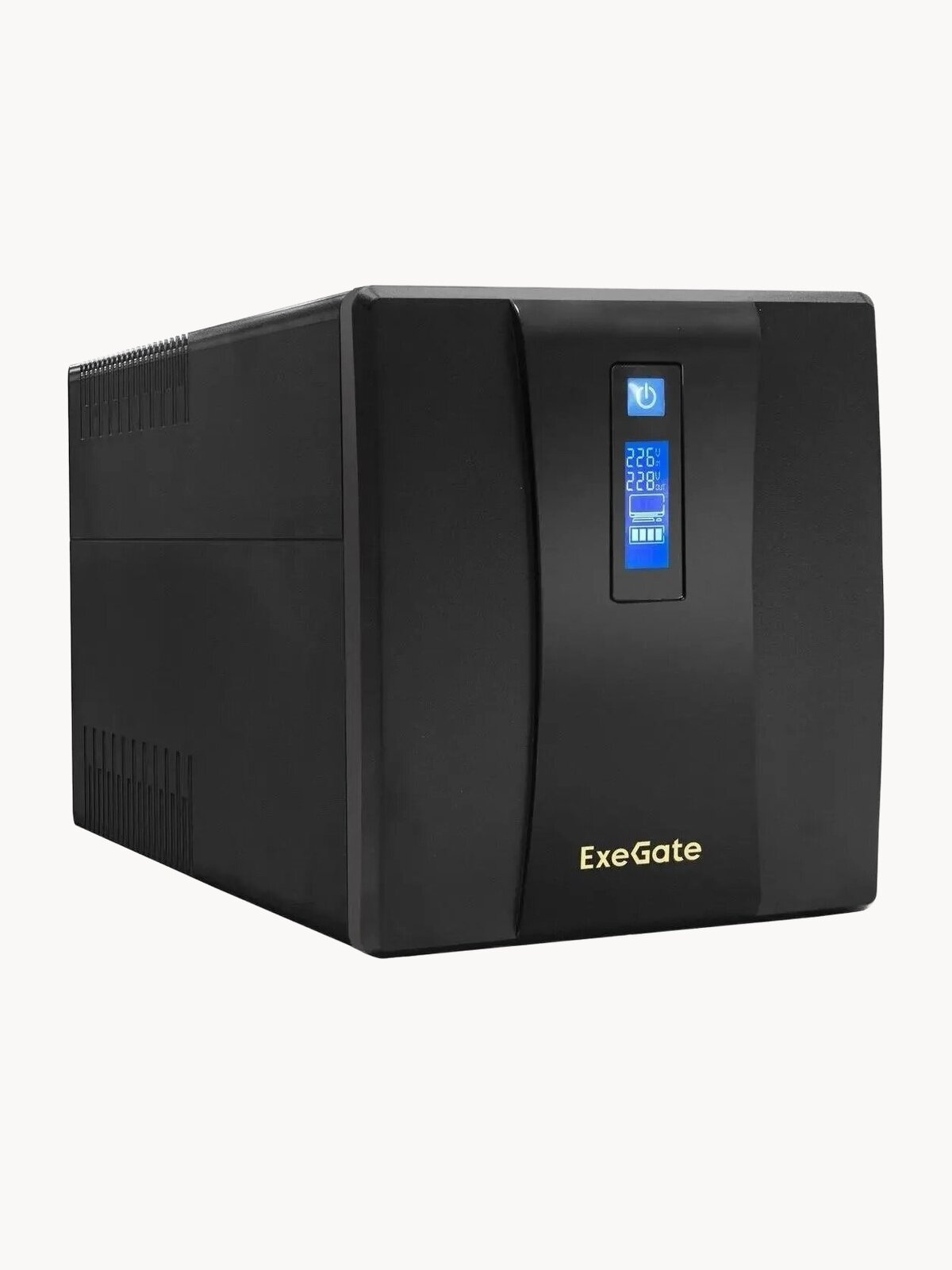 Источник бесперебойного питания ExeGate SpecialPro Smart EP212520RUS LLB-1500. LCD. AVR.4SH. USB 1500VA/950W черный