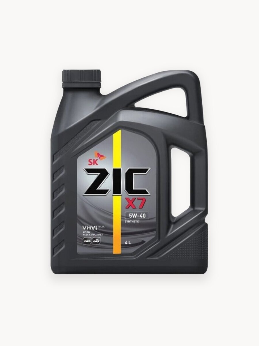 Моторное масло Zic X7 5W-40 синтетическое 4 л