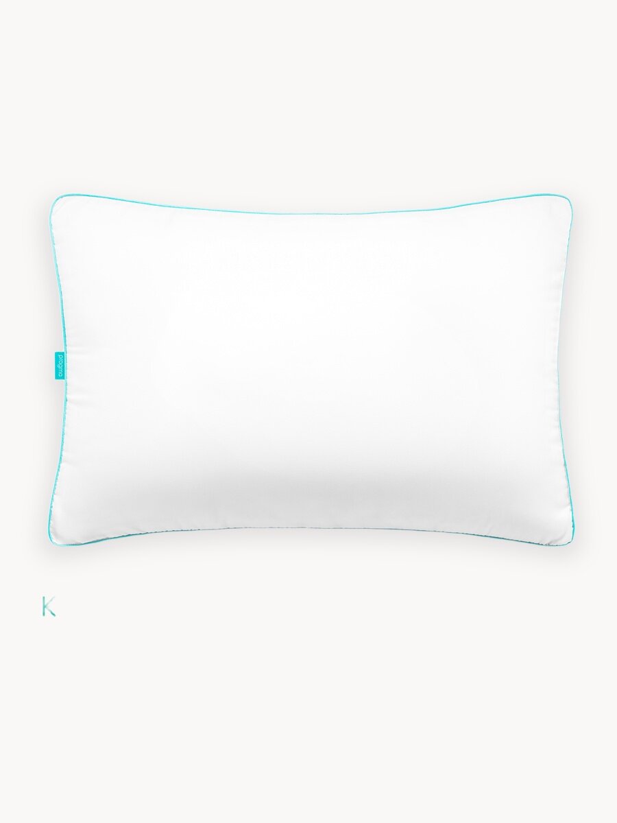 Подушка с волокнами бамбука для сна Pragma Bamlum, белая, 50х70 см