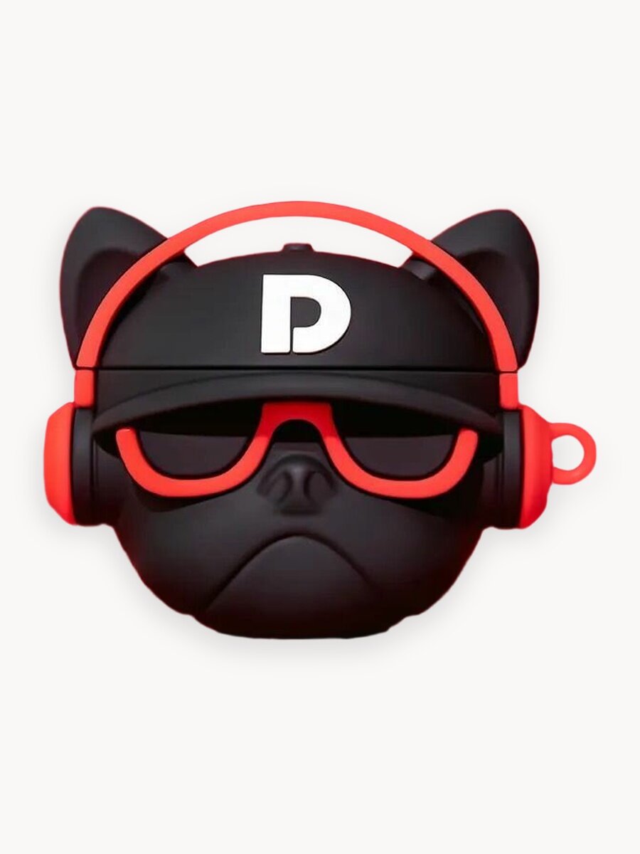 Чехол MyPads R314490 для наушников Apple AirPods Pro 2, силиконовый, чехол, защита от царапин и пыли, черный