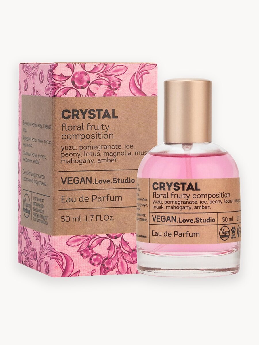 Парфюмерная вода VEGAN.LOVE.STUDIO Crystal 50 мл